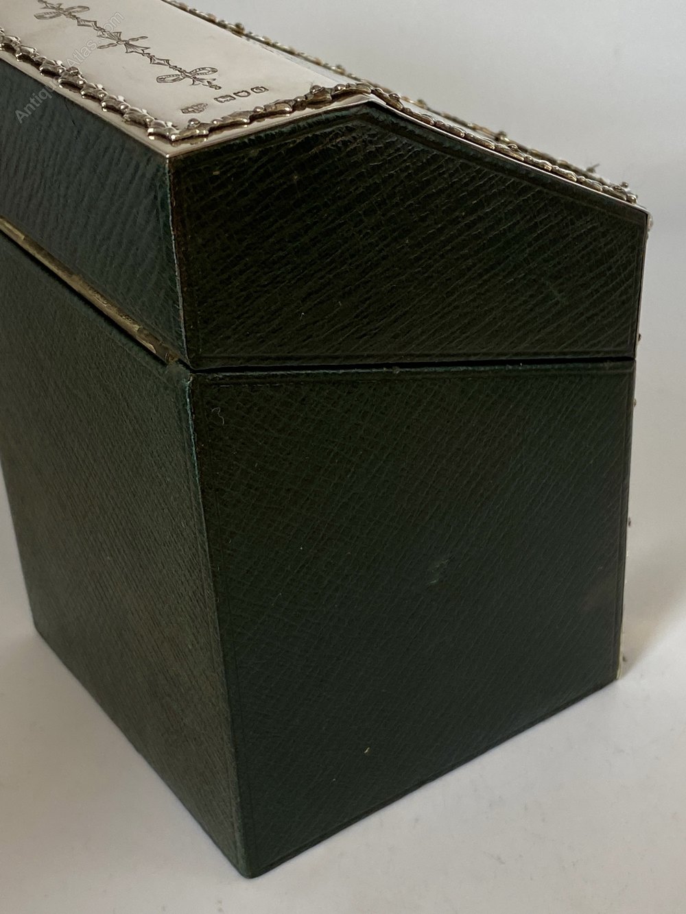 Antiques Atlas - Rare Silver Playing Cards Box.Ldn 1909.