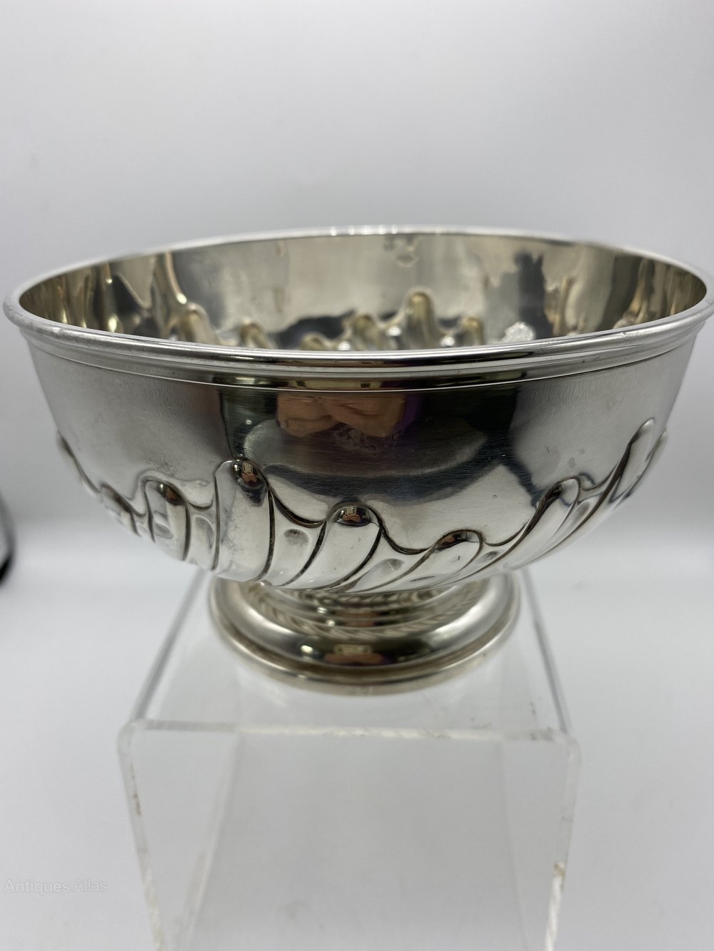 Antiques Atlas - Victorian Silver Rose Bowl Ldn 1898