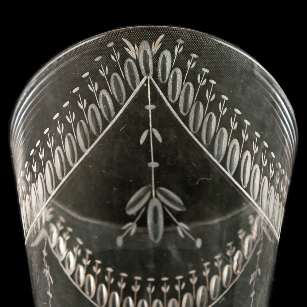 Antiques Atlas - 18th Century Engraved Wine Glass