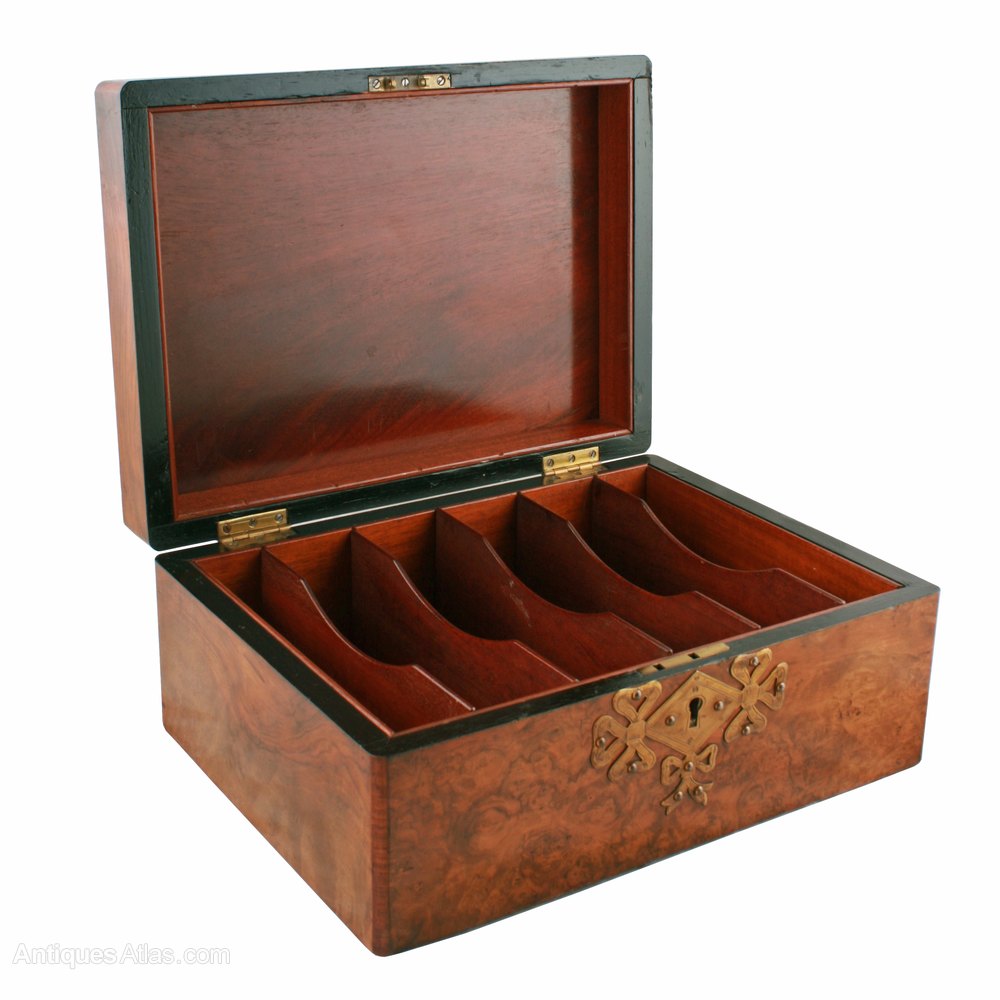 Antiques Atlas - Burr Walnut Document Box