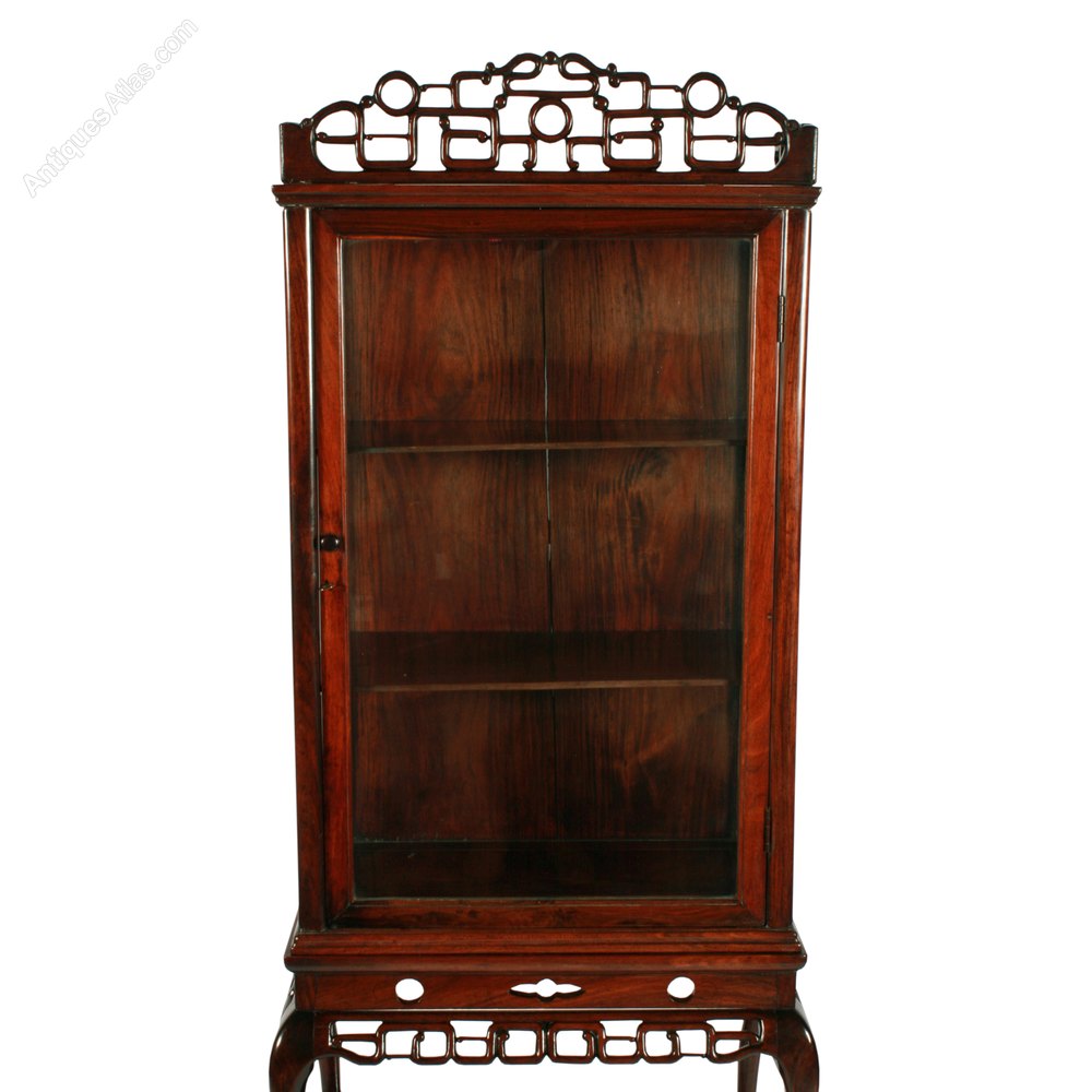 Chinese Rosewood Display Cabinet as102a5751 / 7943 - Antiques Atlas