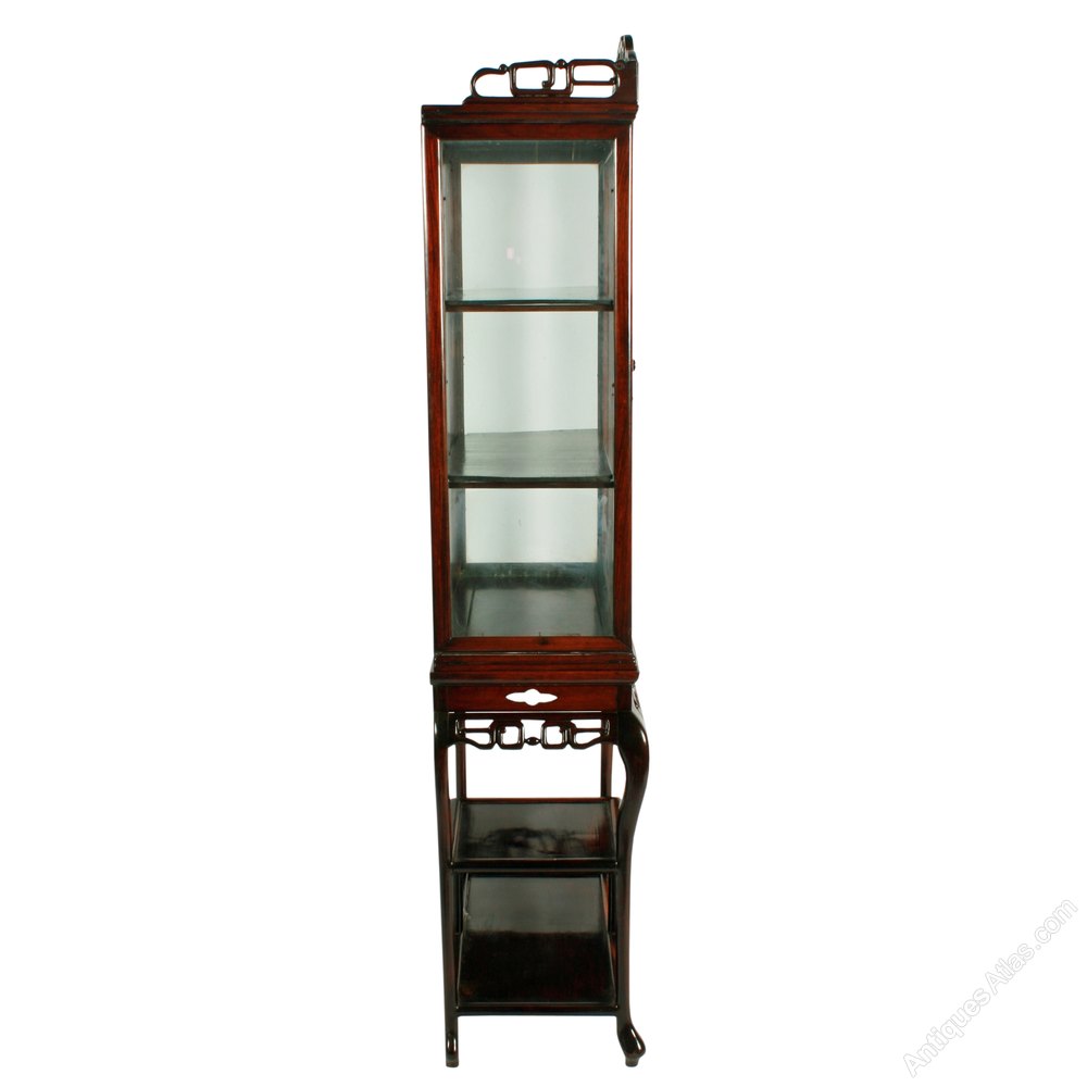 Chinese Rosewood Display Cabinet as102a5751 / 7943 - Antiques Atlas