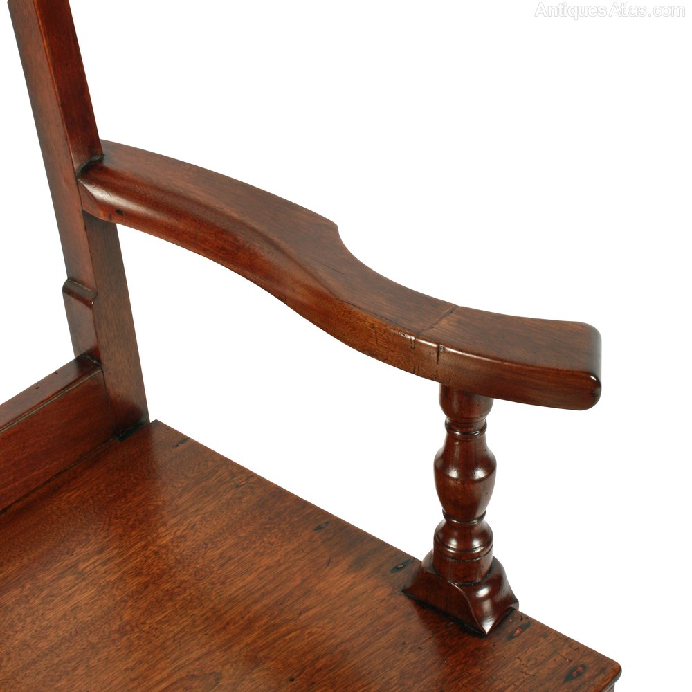 Country Walnut Rocking Chair - Antiques Atlas