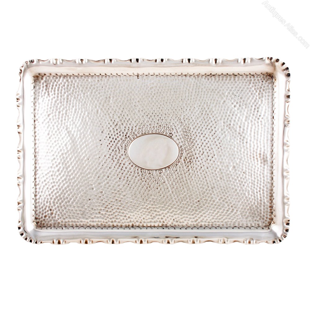 Antiques Atlas - Edwardian Sterling Silver Tray