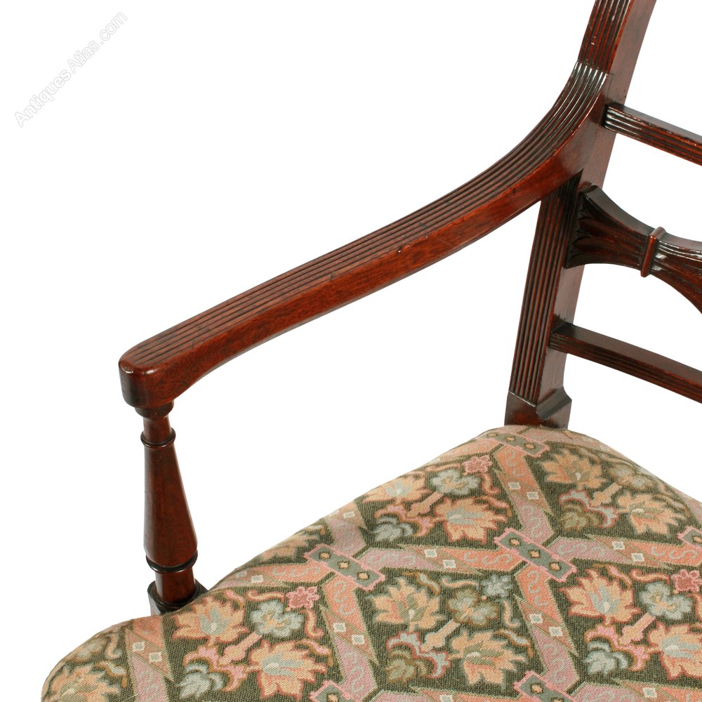 Eight Georgian Mahogany Chairs - Antiques Atlas