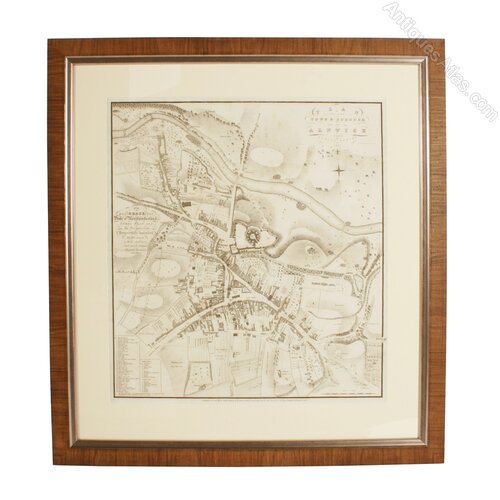 Antiques Atlas - George IV Plan Of Alnwick as102a6292 / 8539