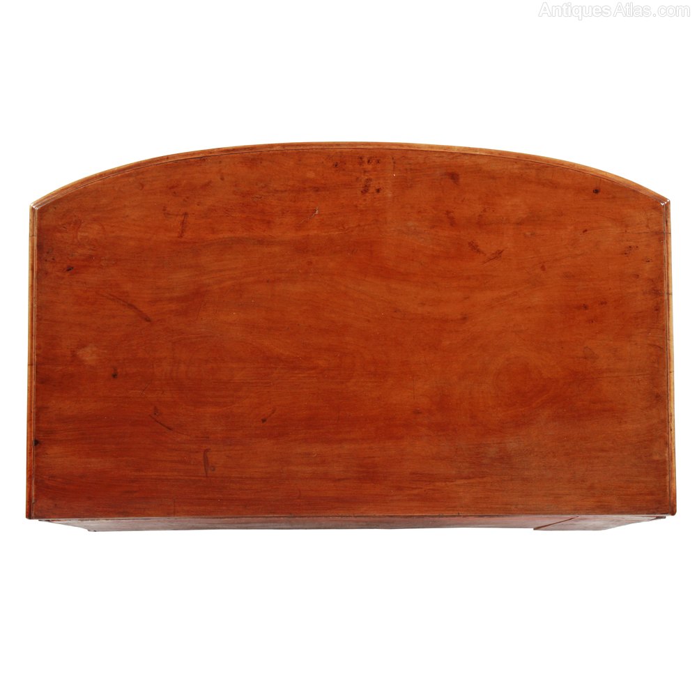 Georgian Barrel Fronted Chest - Antiques Atlas