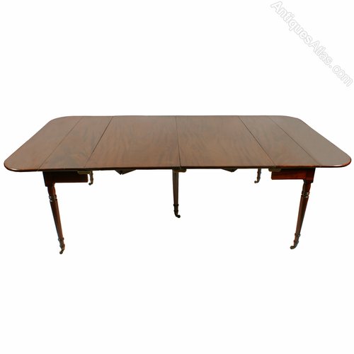 Georgian Concertina Action Dining Table - Antiques Atlas