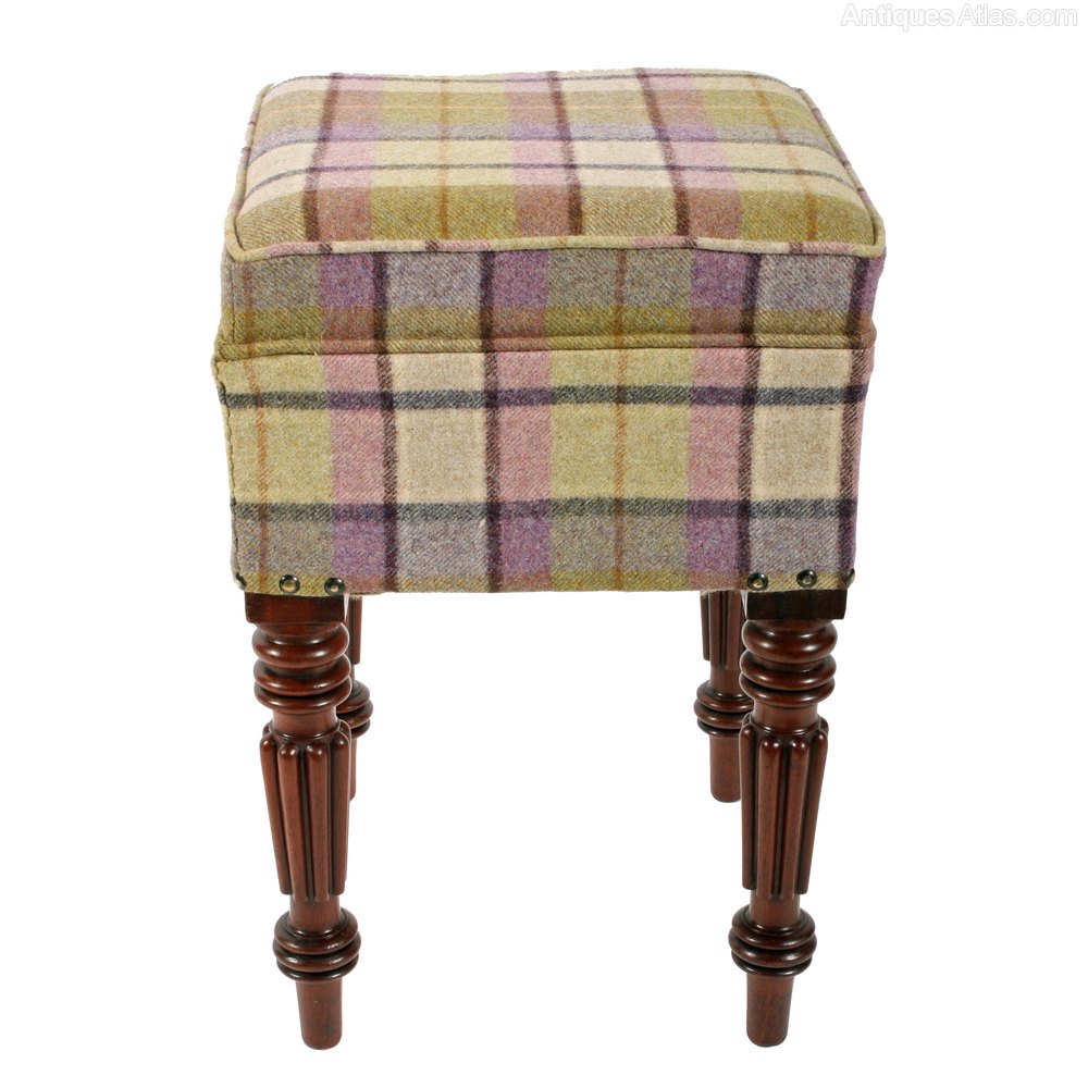 Georgian Gillows Design Stool - Antiques Atlas