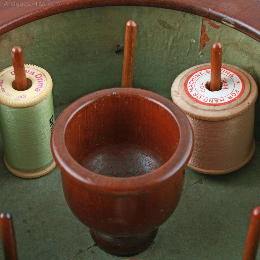 Antiques Atlas - Georgian Mahogany Bobbin Stand
