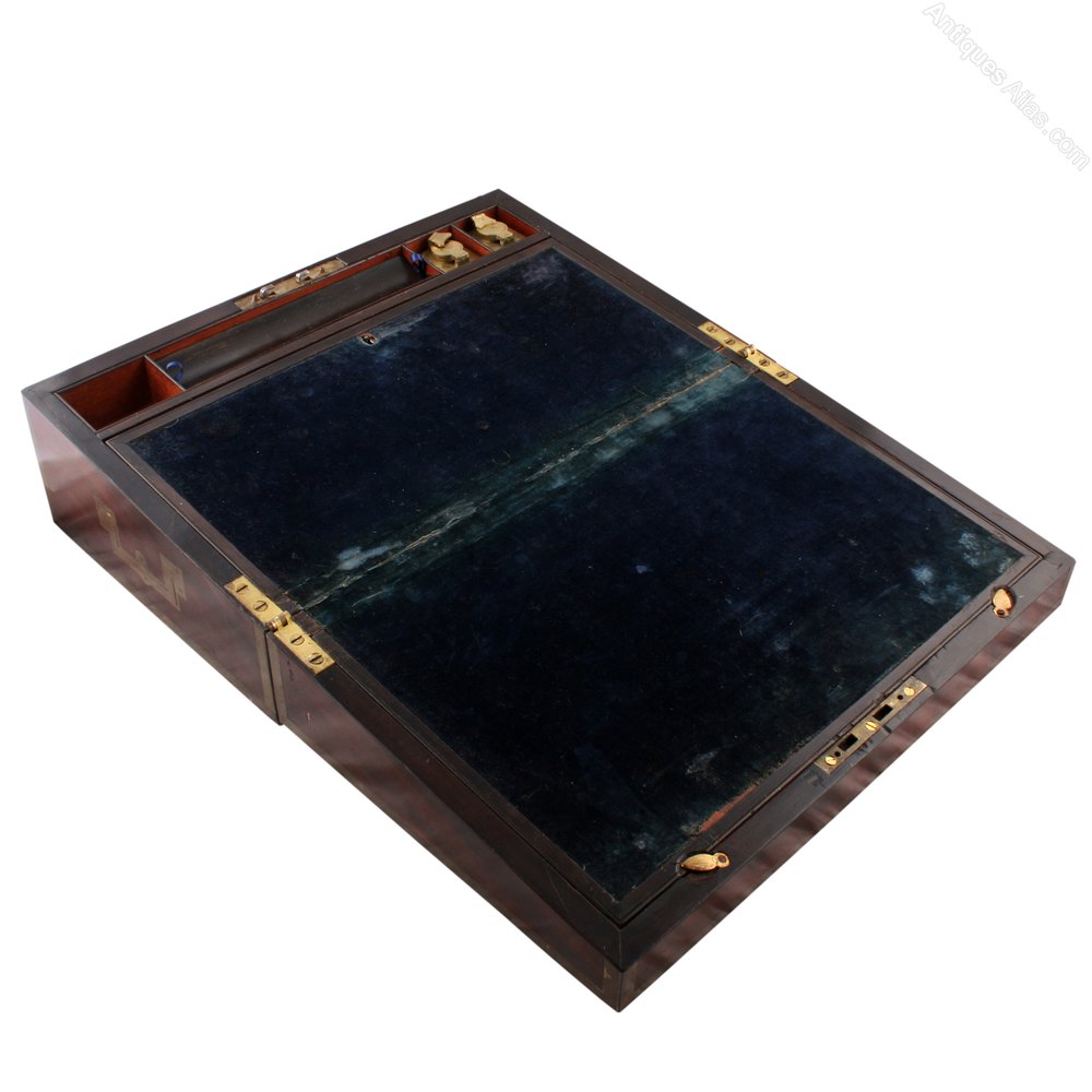 Antiques Atlas - Georgian Mahogany Box Desk