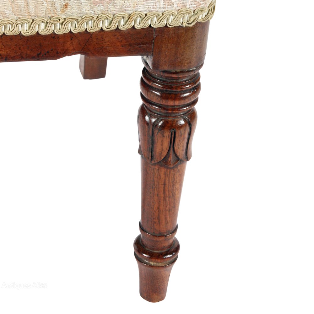 Georgian Mahogany Gout Stool SOLD - Antiques Atlas