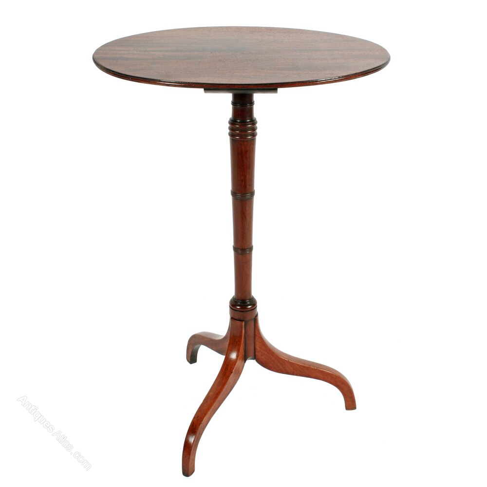 Georgian Mahogany Lamp Table - Antiques Atlas