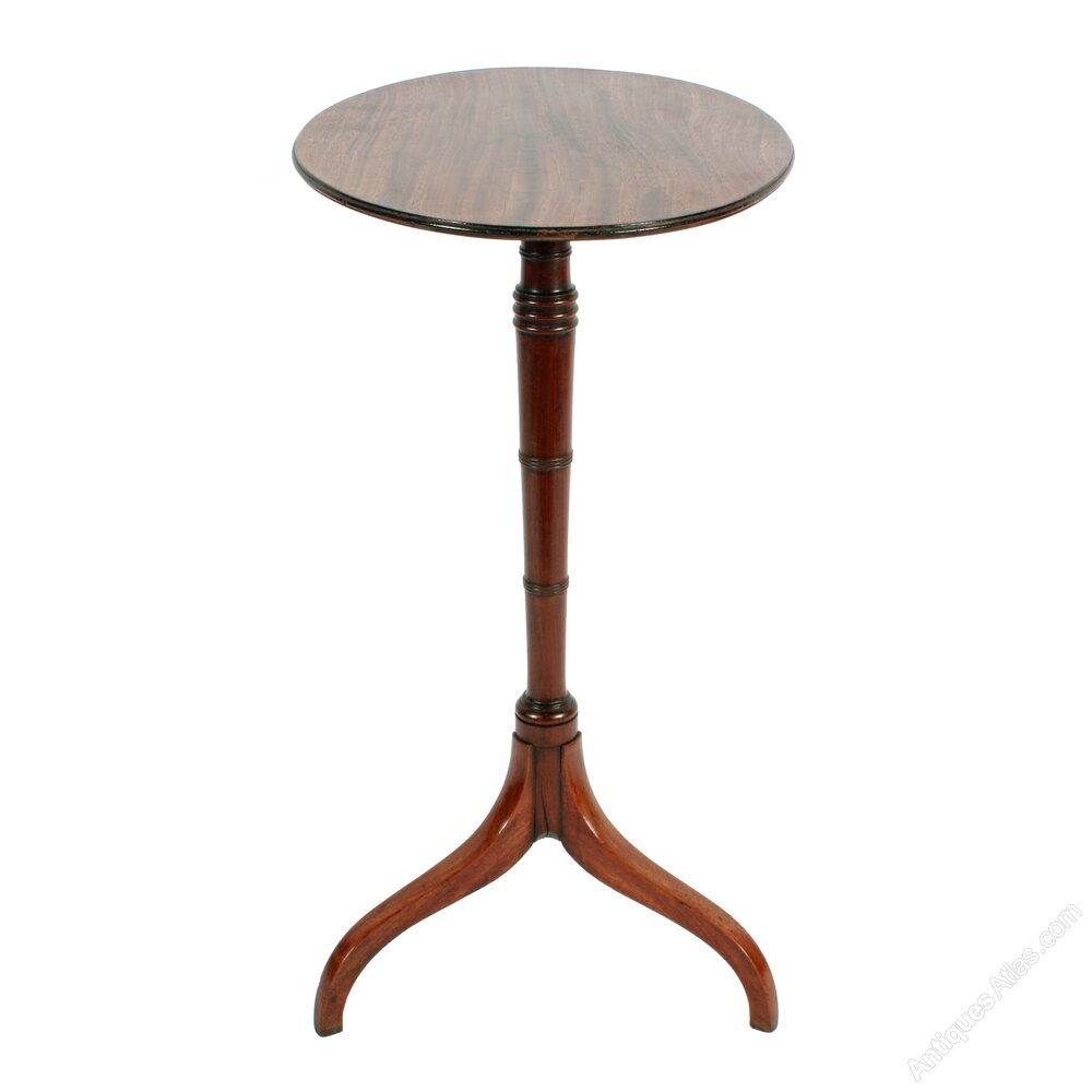 Georgian Mahogany Lamp Table - Antiques Atlas
