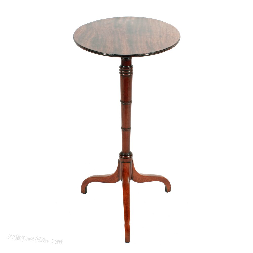 Georgian Mahogany Lamp Table - Antiques Atlas
