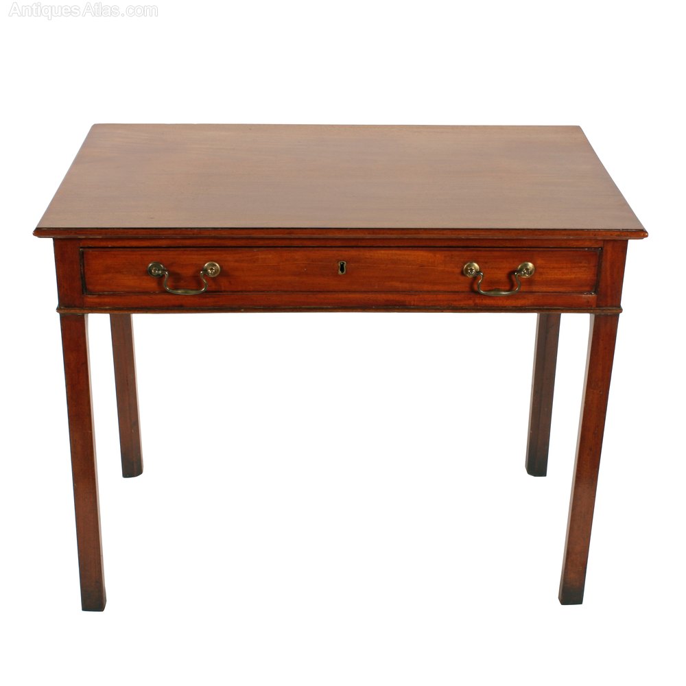 Georgian One Drawer Side Table - Antiques Atlas