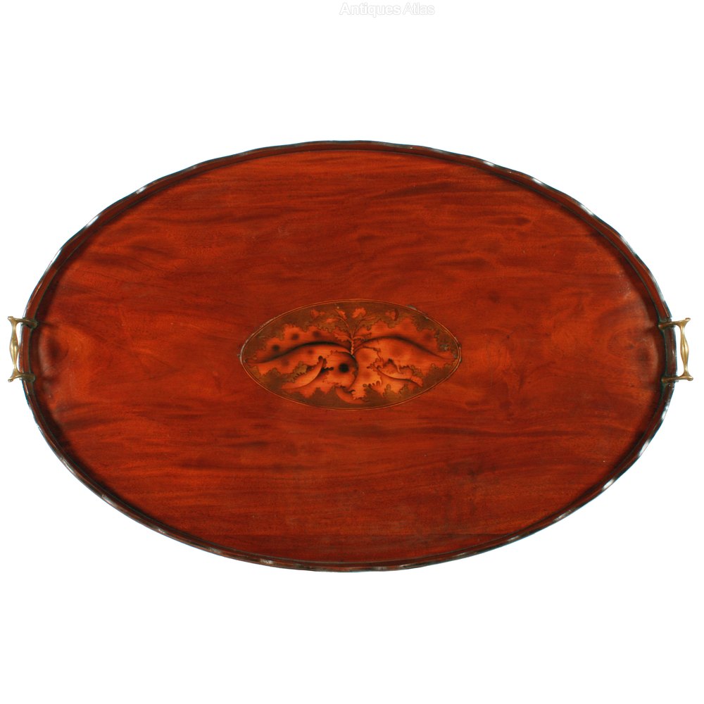 Antiques Atlas - Large Georgian Mahogany Tray