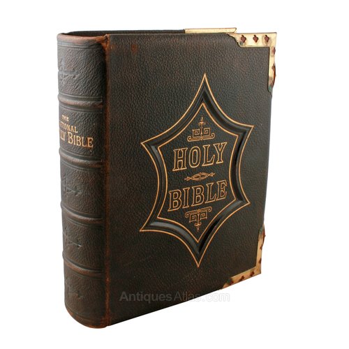 Antiques Atlas - Large Victorian Family Bible as102a5872 / 8225