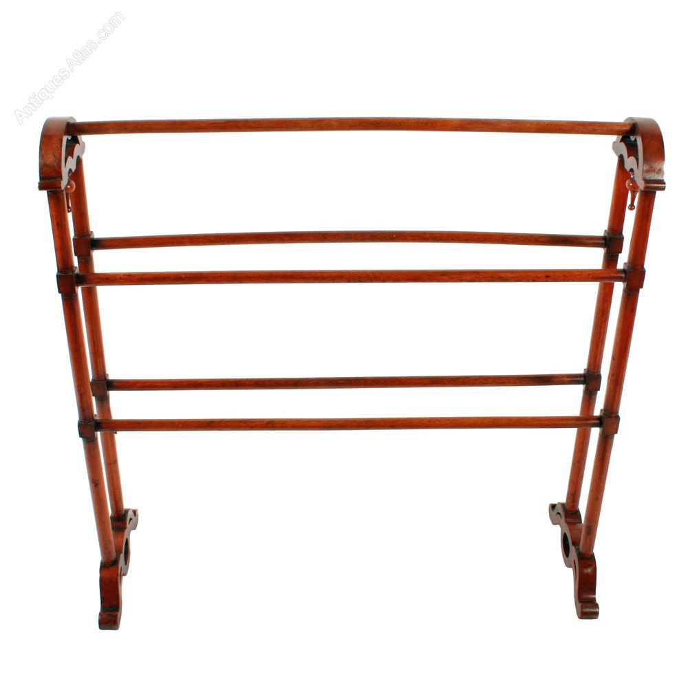 Large Victorian Towel Or Clothes Rail - Antiques Atlas