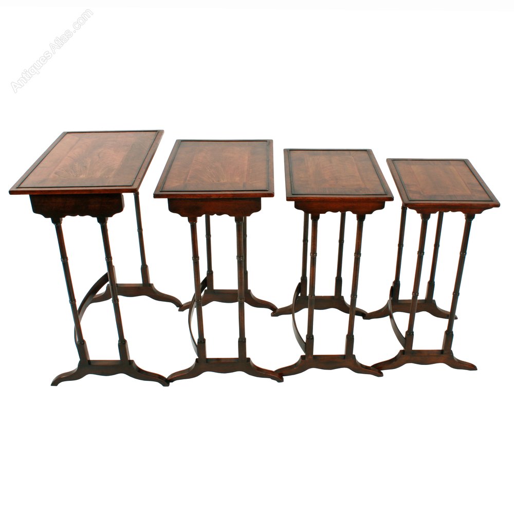 Nest Of Four Georgian Style Tables - Antiques Atlas