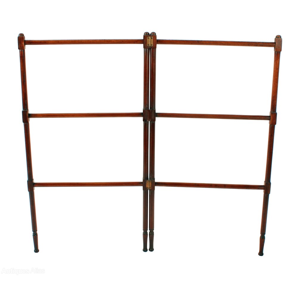 Pair Of Victorian Folding Towel Rails - Antiques Atlas