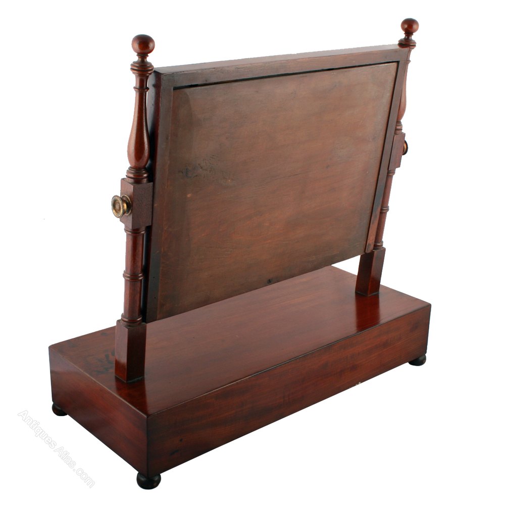 Antiques Atlas - Regency Mahogany Dressing Mirror