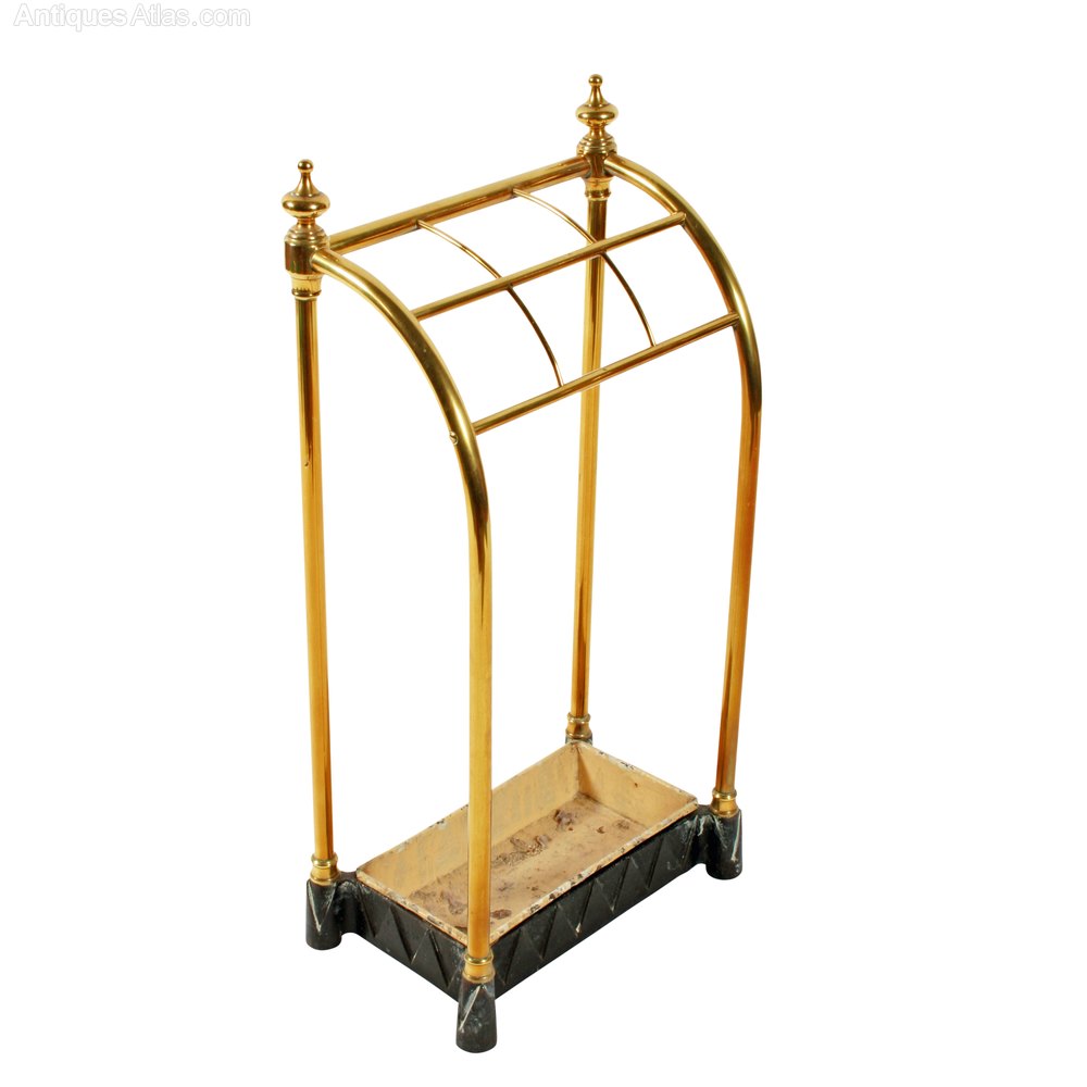 Victorian Brass Stick Stand - Antiques Atlas