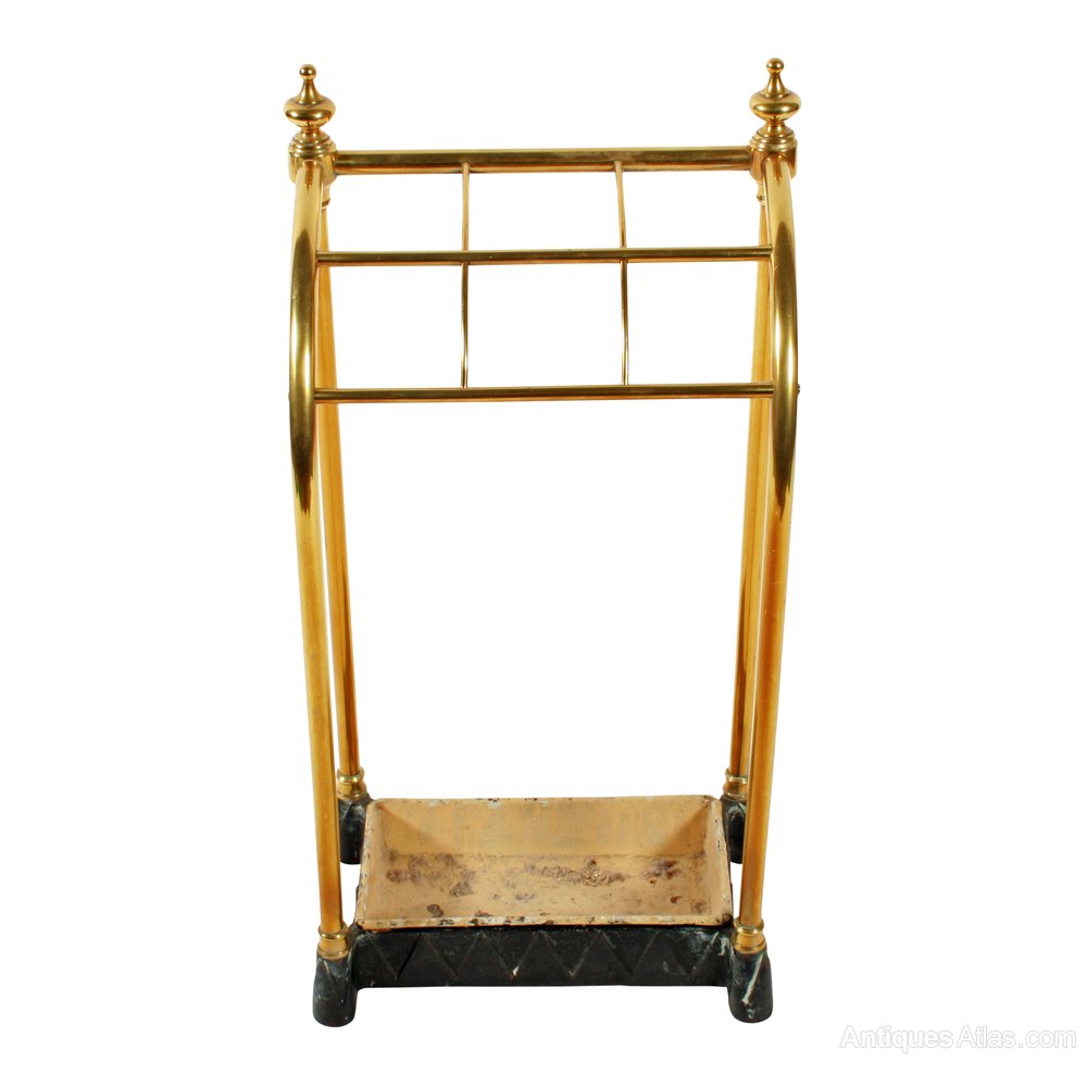 Victorian Brass Stick Stand - Antiques Atlas