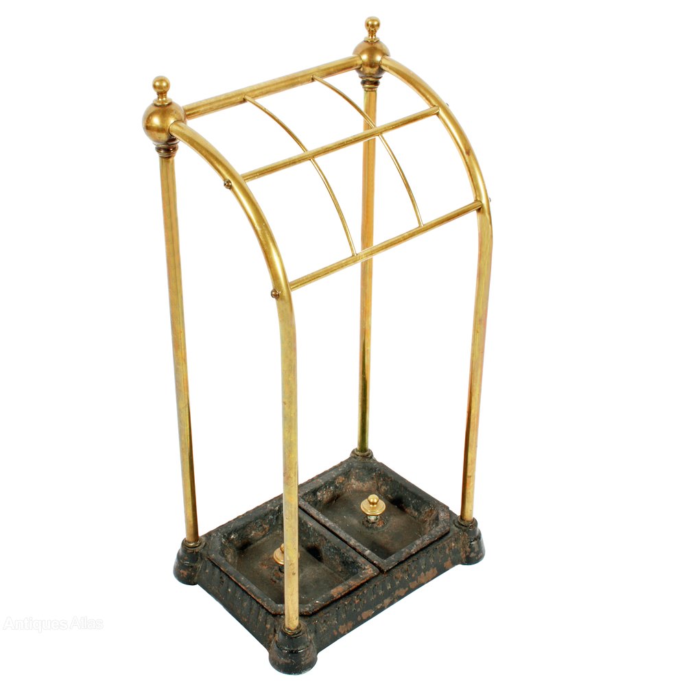 Victorian Brass Stick Stand - Antiques Atlas