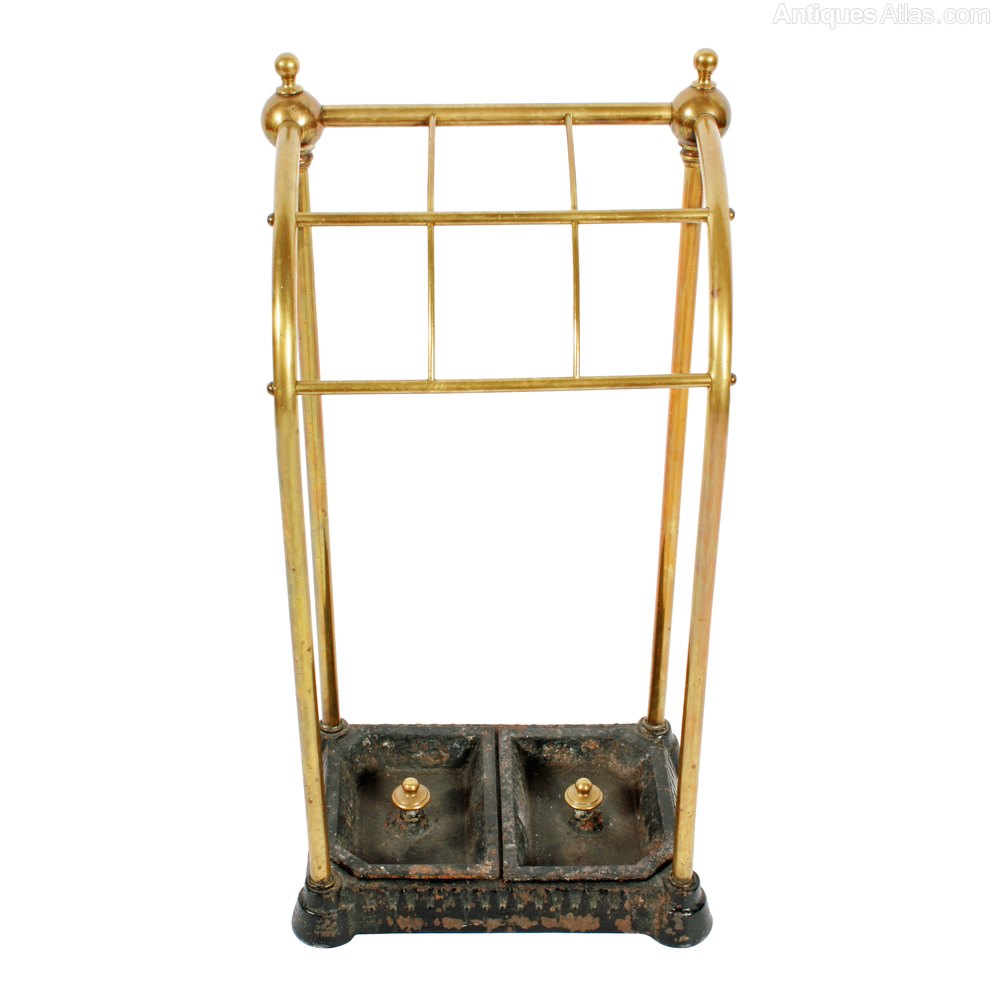Victorian Brass Stick Stand - Antiques Atlas
