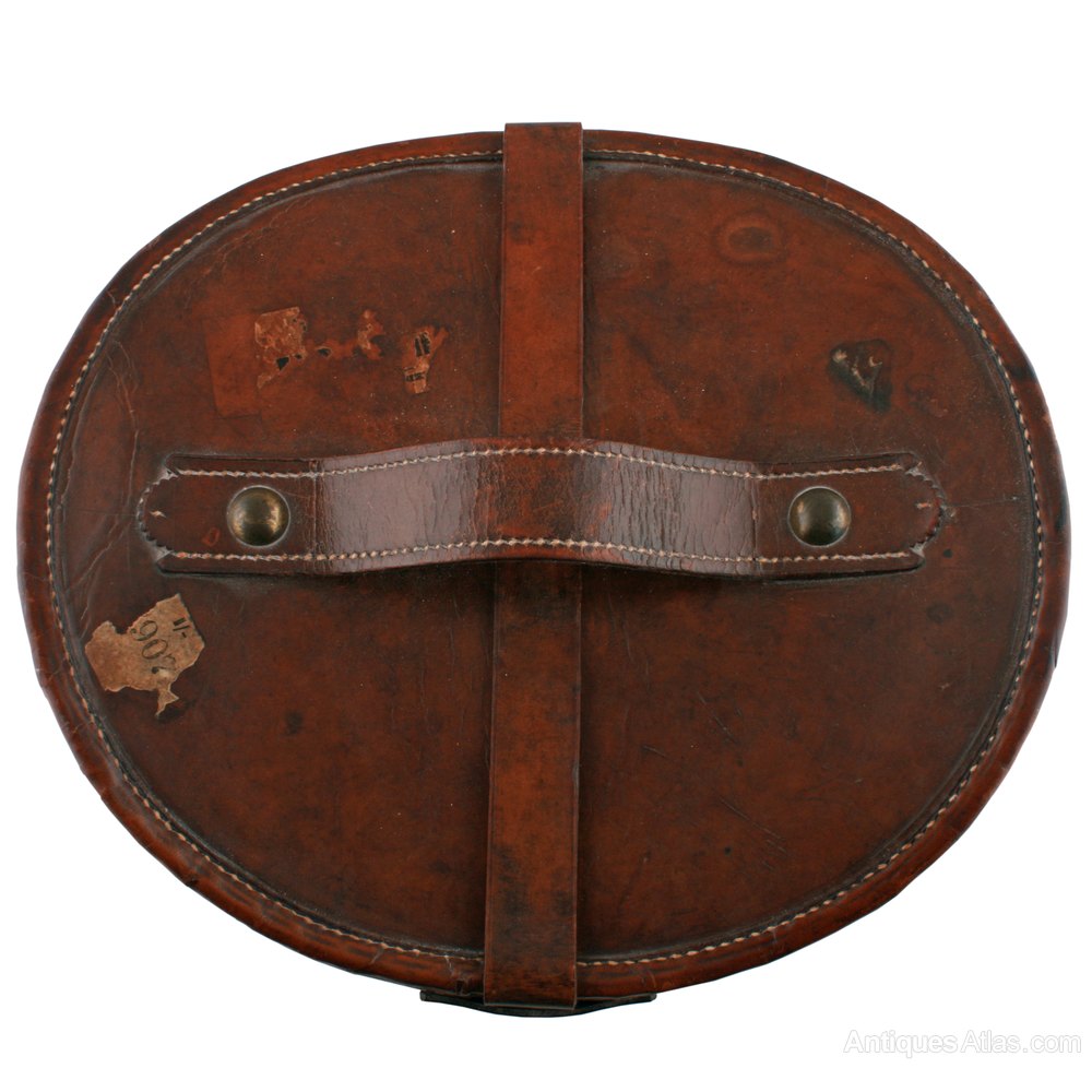 Antiques Atlas - Victorian Leather Top Hat Box