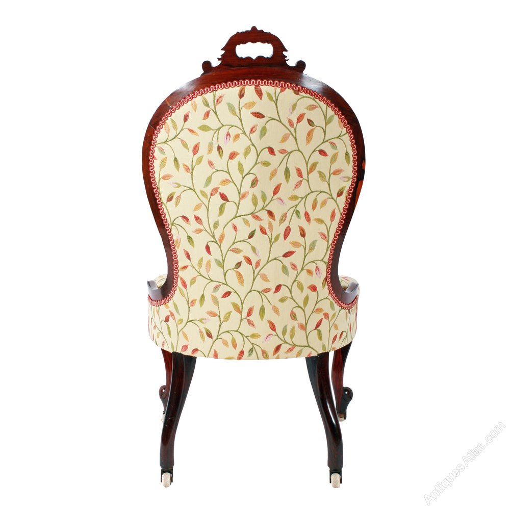 Victorian Rosewood Lady's Chair - Antiques Atlas