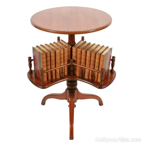 Victorian Walnut Book Table - Antiques Atlas