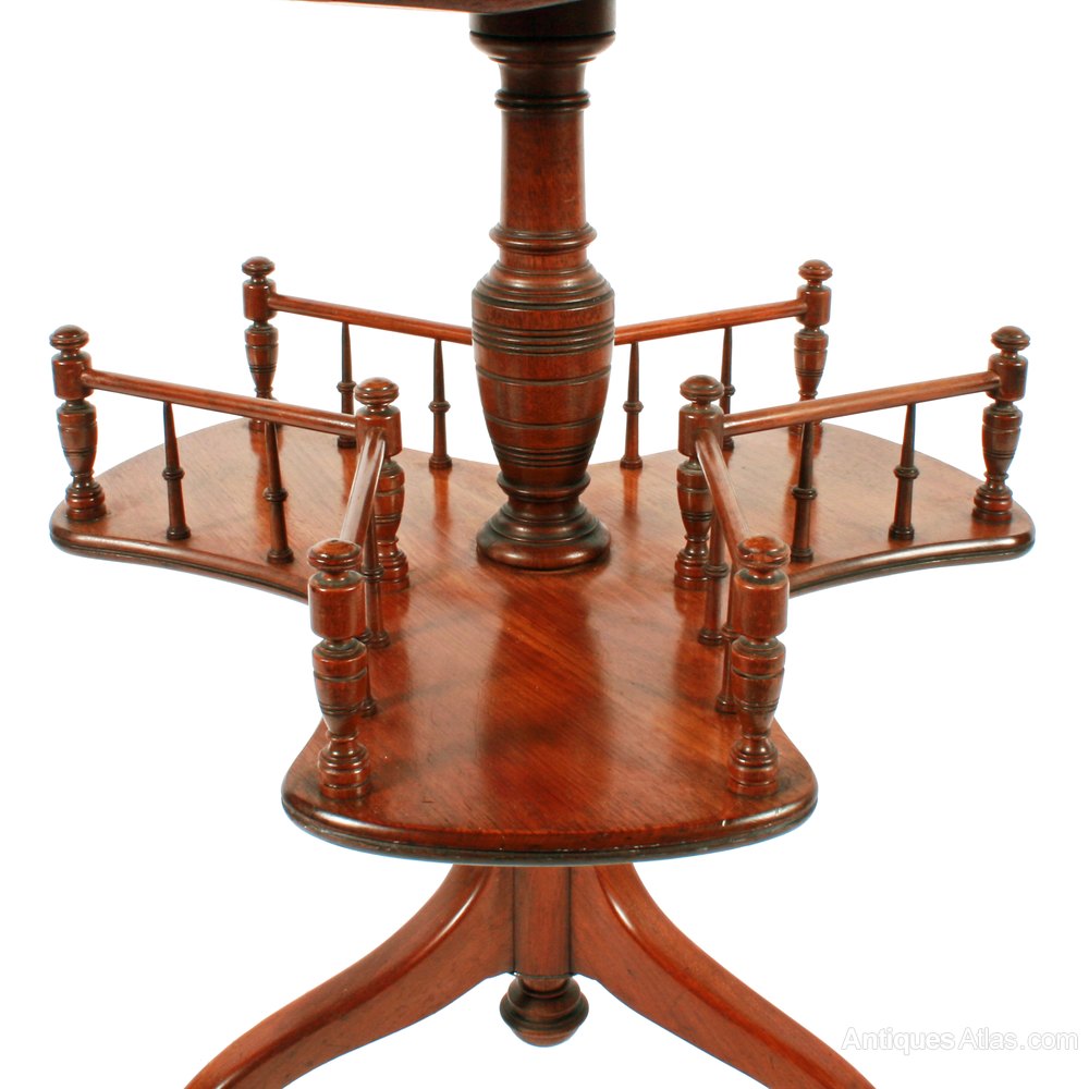 Victorian Walnut Book Table - Antiques Atlas