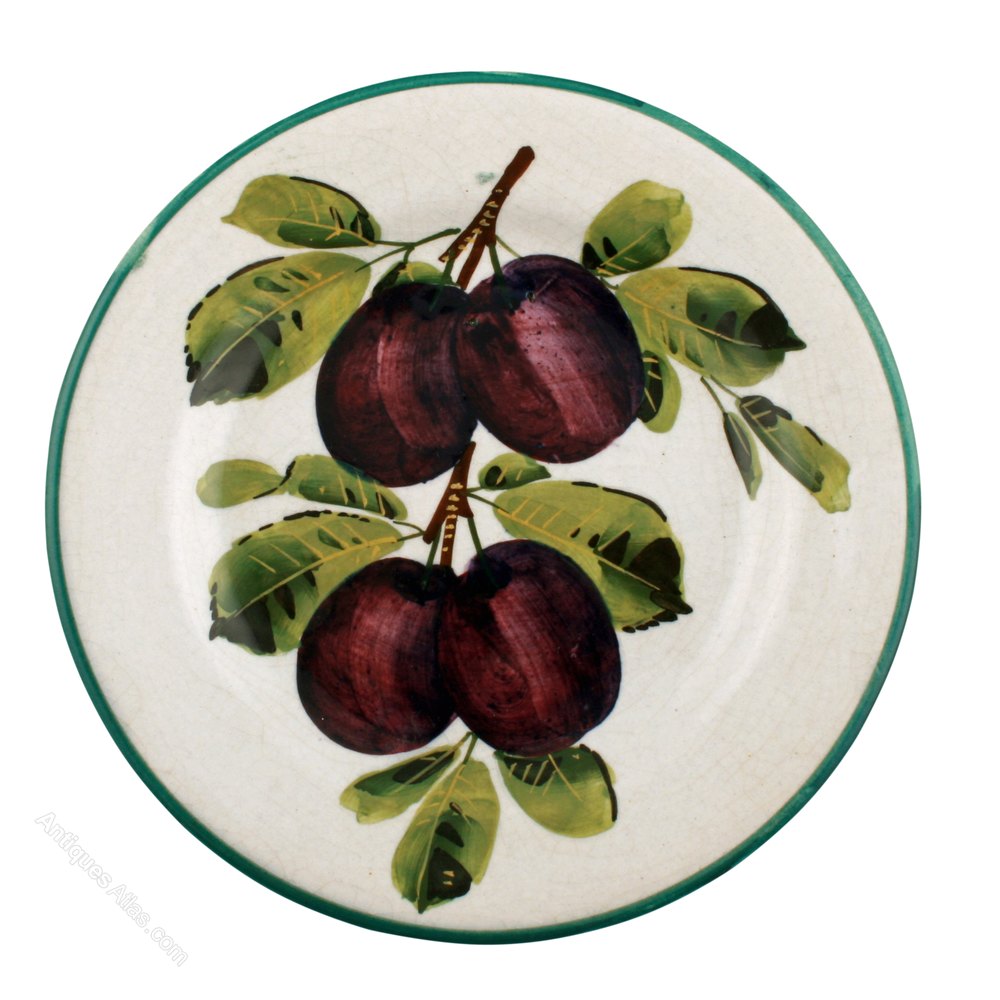 Antiques Atlas - Wemyss Ware Plum Plate