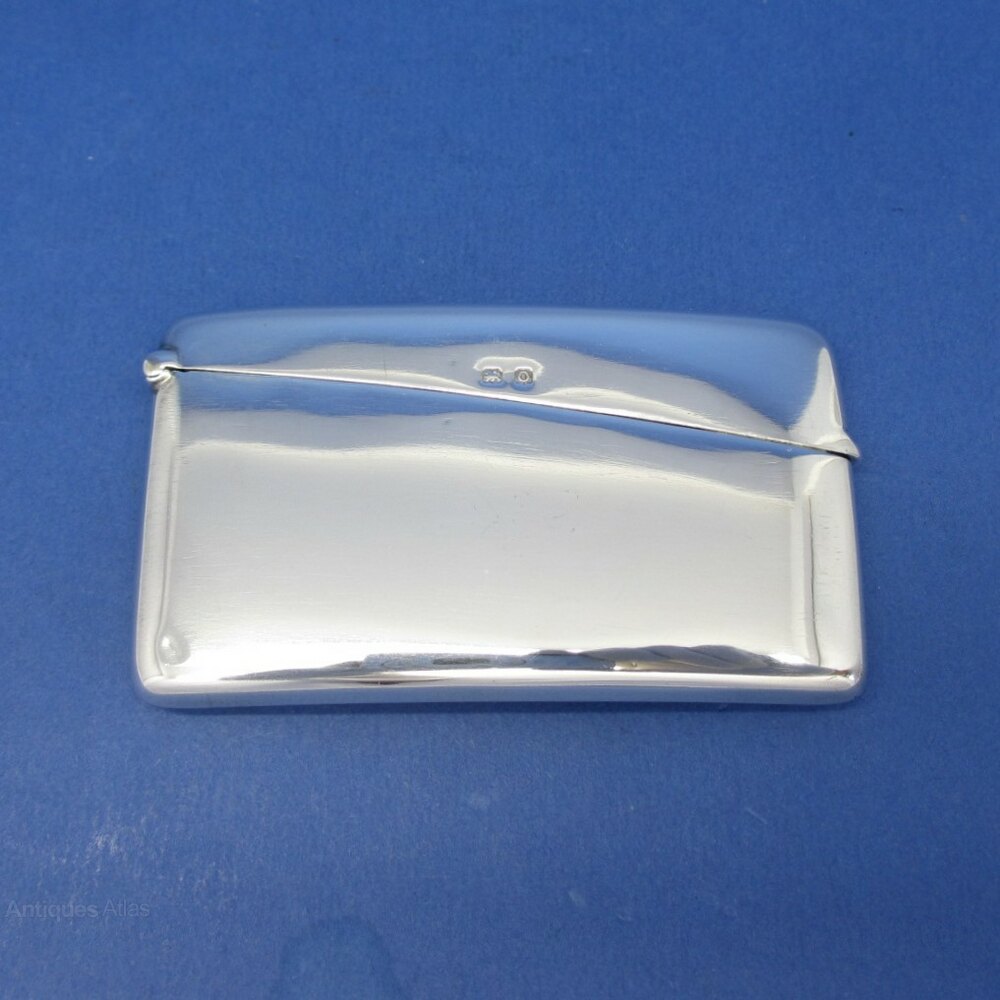 Antiques Atlas - George V Silver Card Case as647a513 / C1345