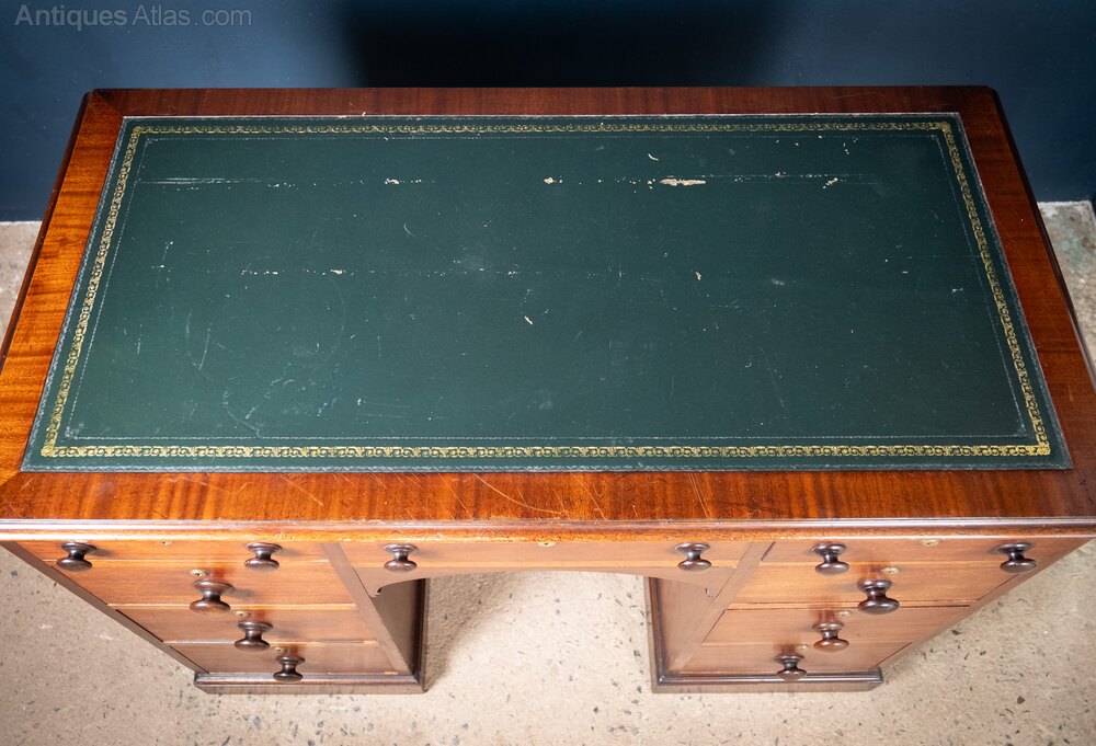 19th Century Mahogany Estate Desk, C.1860 - Antiques Atlas