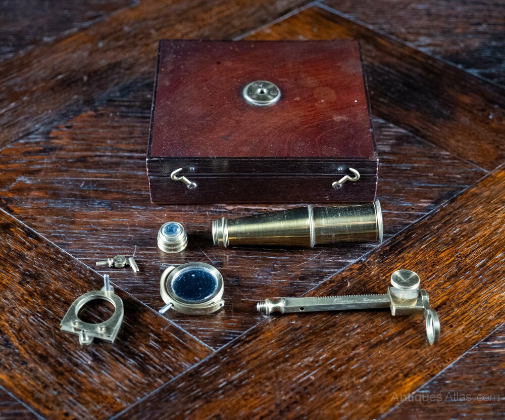 Antiques Atlas - 'Cary-Gould Type' Brass Pocket Microscope, London ...