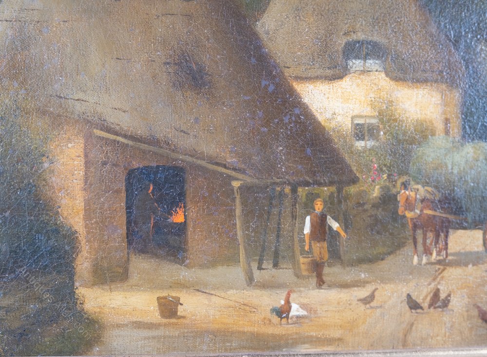 Antiques Atlas - Charles Vickers (1821-1895) - Rural Life In Devon