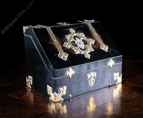 Antiques Atlas - Coromandel Stationary Box By W. Leuchars, London ...