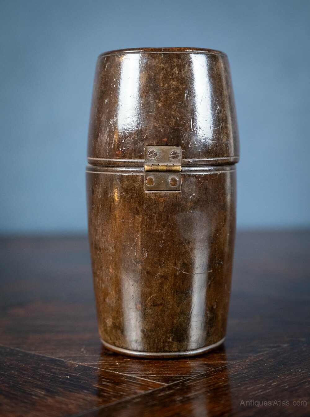 Antiques Atlas - Georgian Irish Pewter & Treen Campaign Shaving Box ...