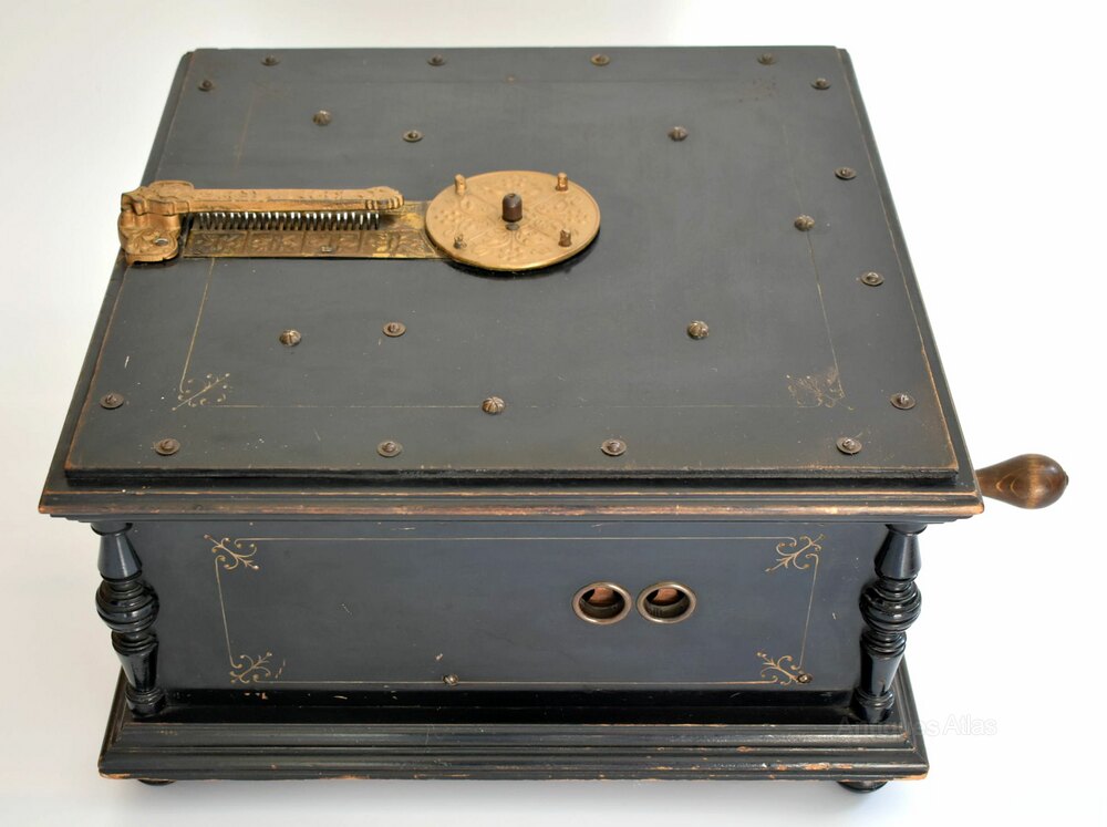 Antiques Atlas - Rare Ariston Organette 24-Note Music Box Organ ...