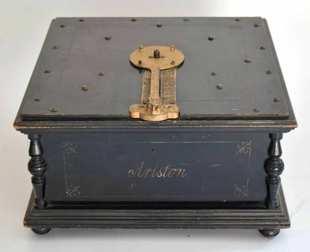 Antiques Atlas - Rare Ariston Organette 24-Note Music Box Organ ...