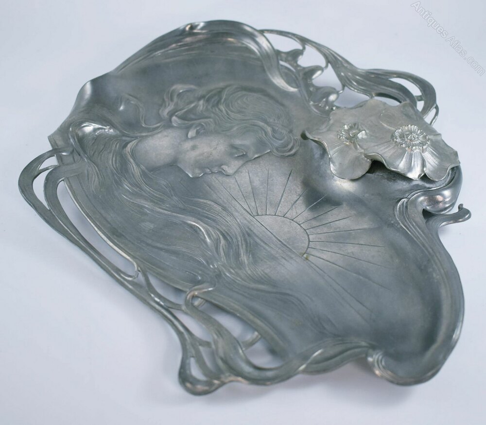 Antiques Atlas - Wmf Britannia Metal No.194 Business Card Tray ...