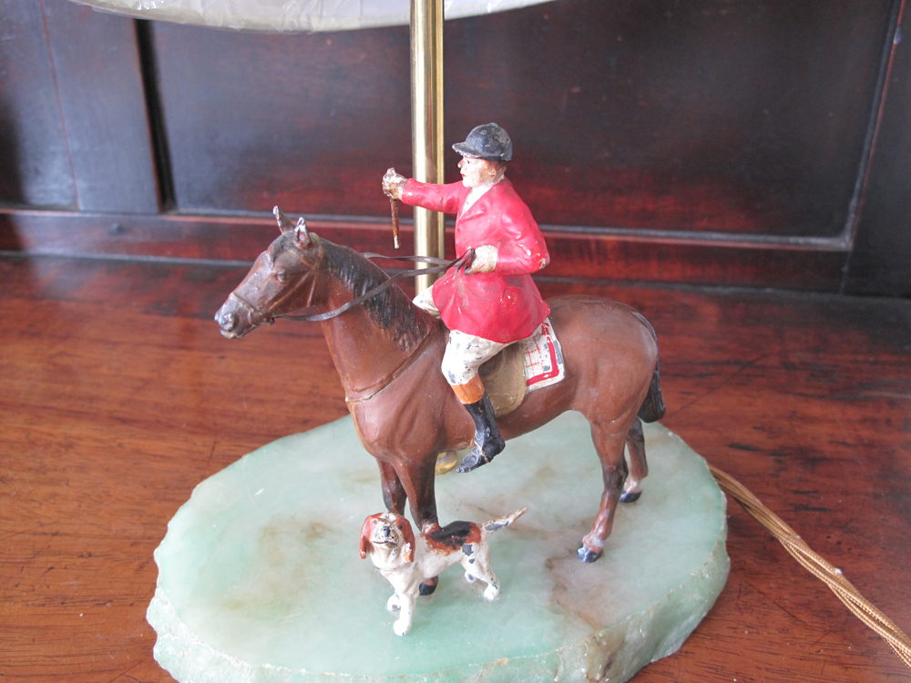 Antiques Atlas - A Vintage Cold Painted Table Lamp