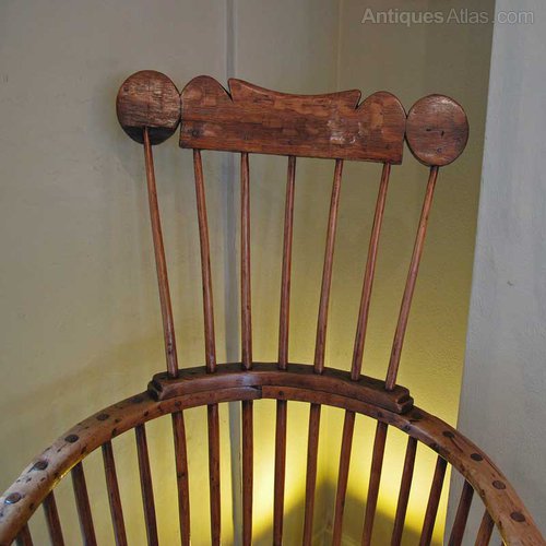 A Welsh Stick Back Chair as096a396 - Antiques Atlas