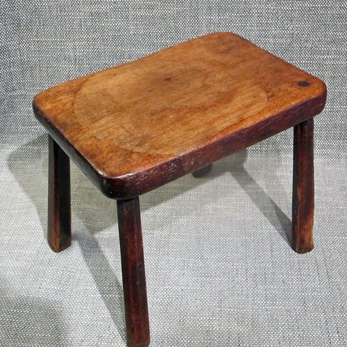 Small Wooden Stool - Antiques Atlas