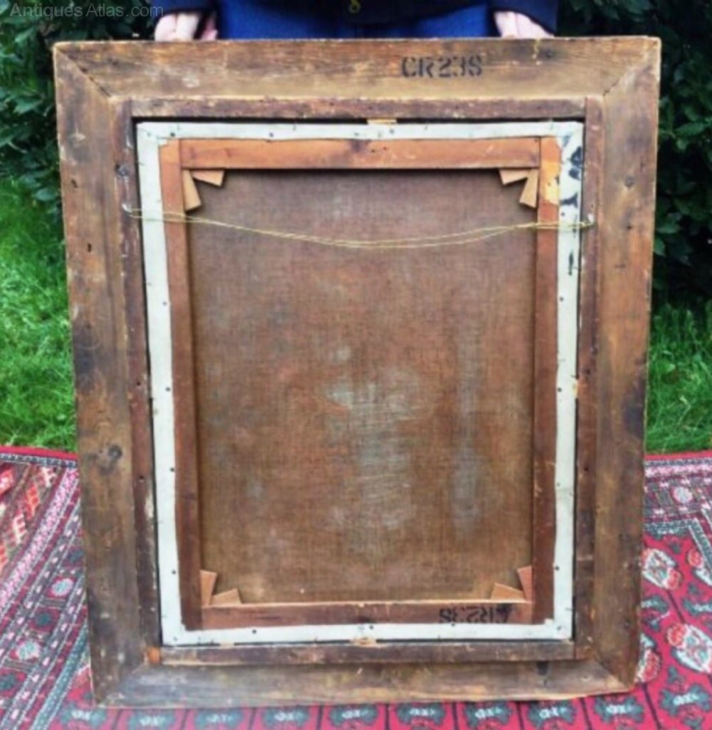 Antiques Atlas - 17th Oil Portrait Lady Ruff Collar After Rembrandt