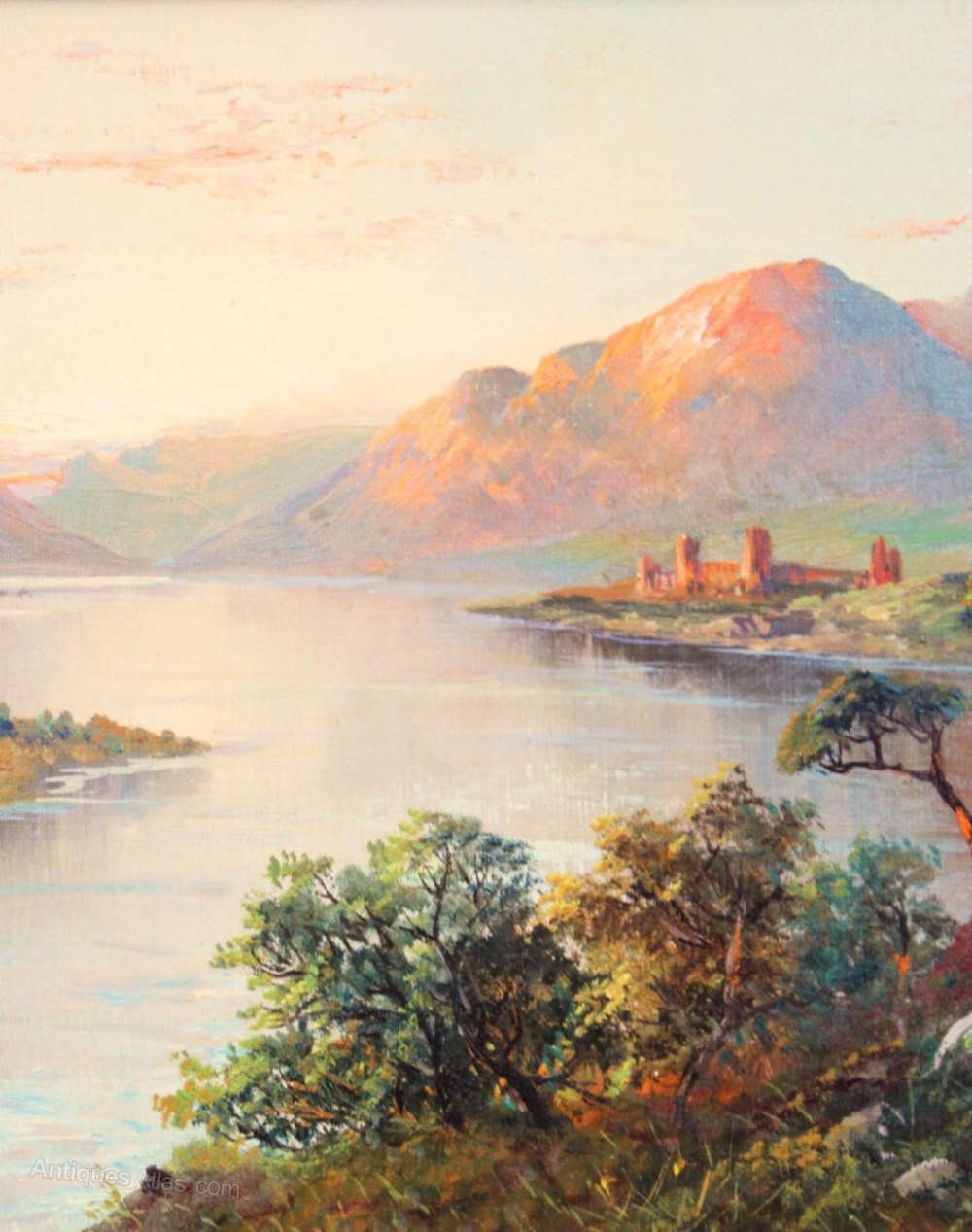Antiques Atlas - Scottish Loch Katrine & Doune Castle F.E.Jamieson ...