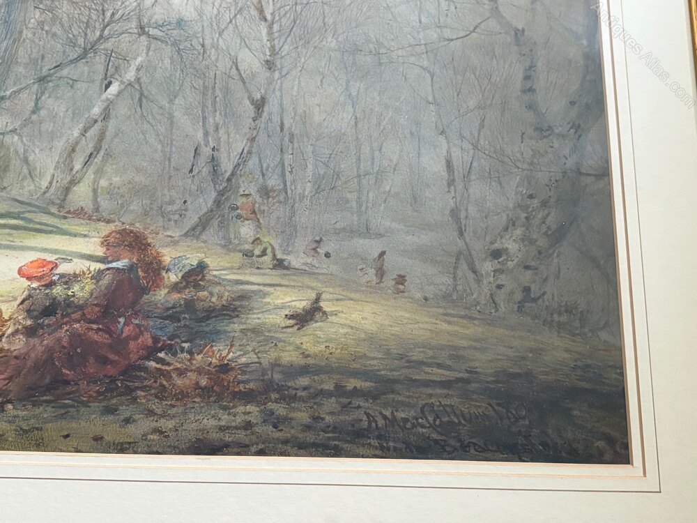 Antiques Atlas - Primrose Day, Burnham Beeches By Andrew MacCallam ...